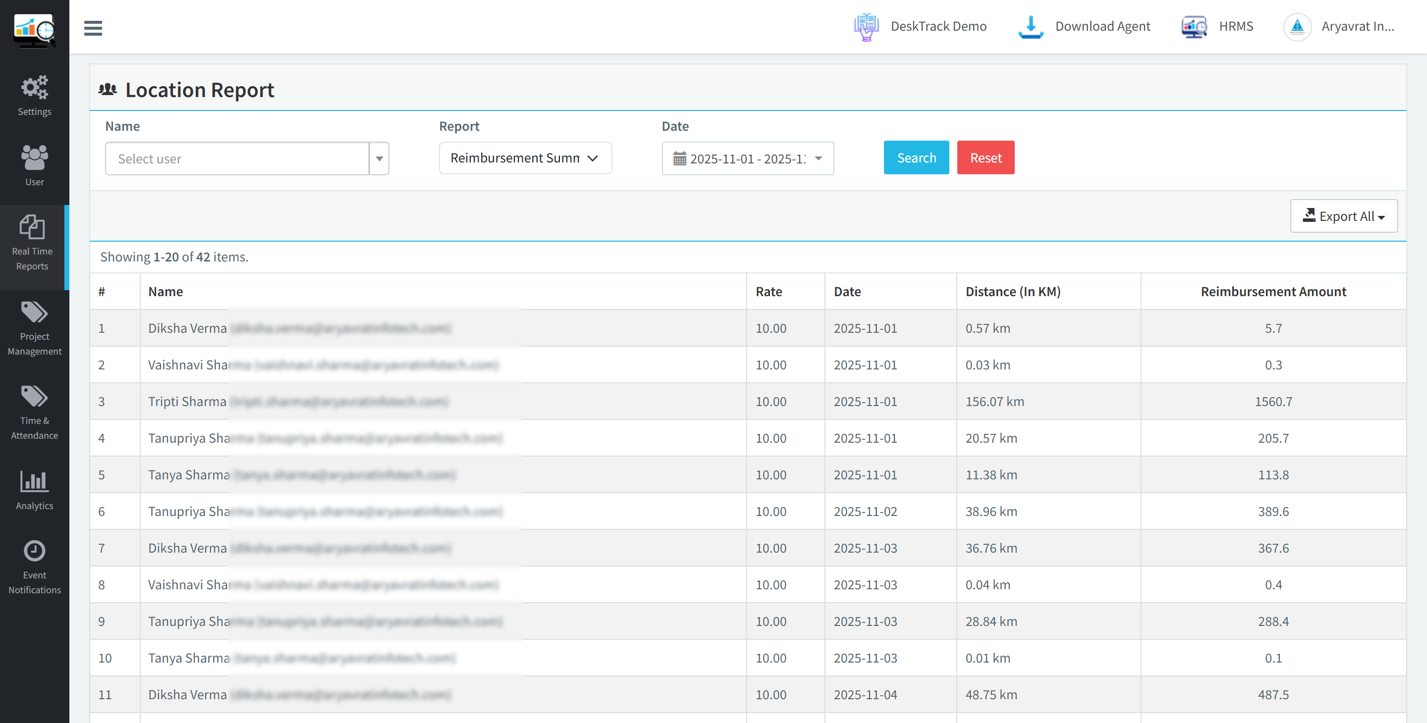 Field Employee Tracking Software | DeskTrack