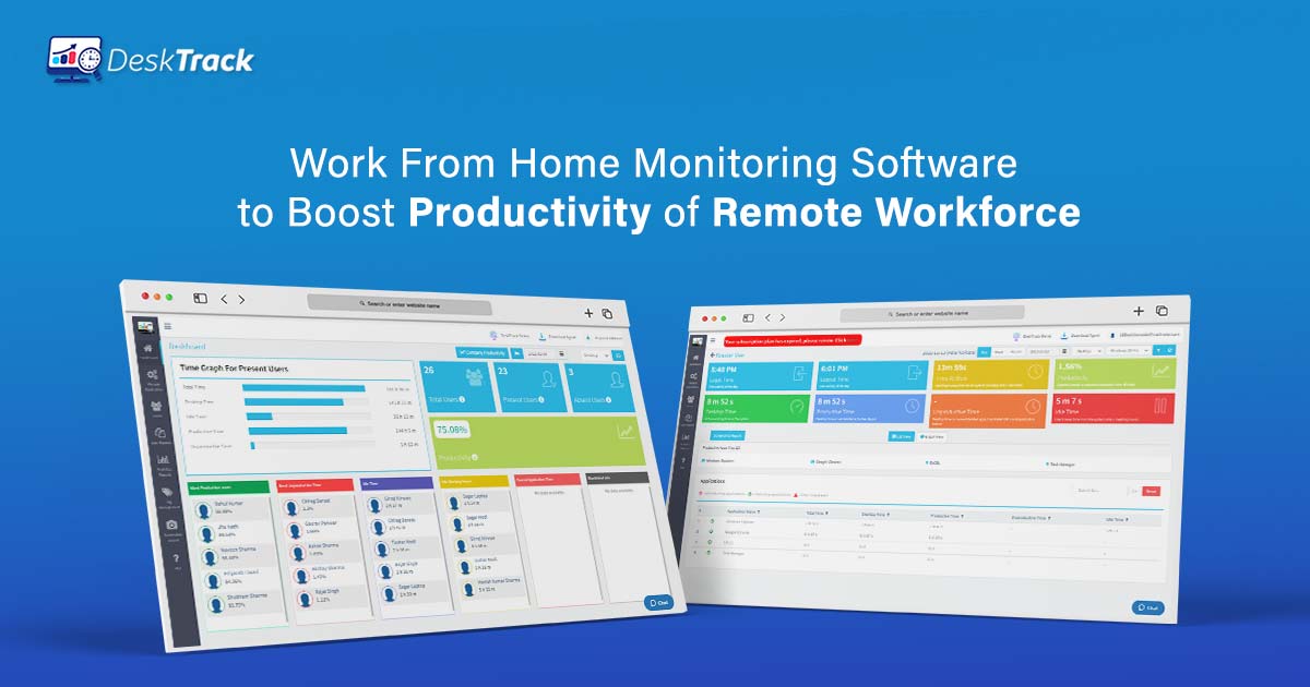 Best Work From Home Monitoring Software | DeskTrack